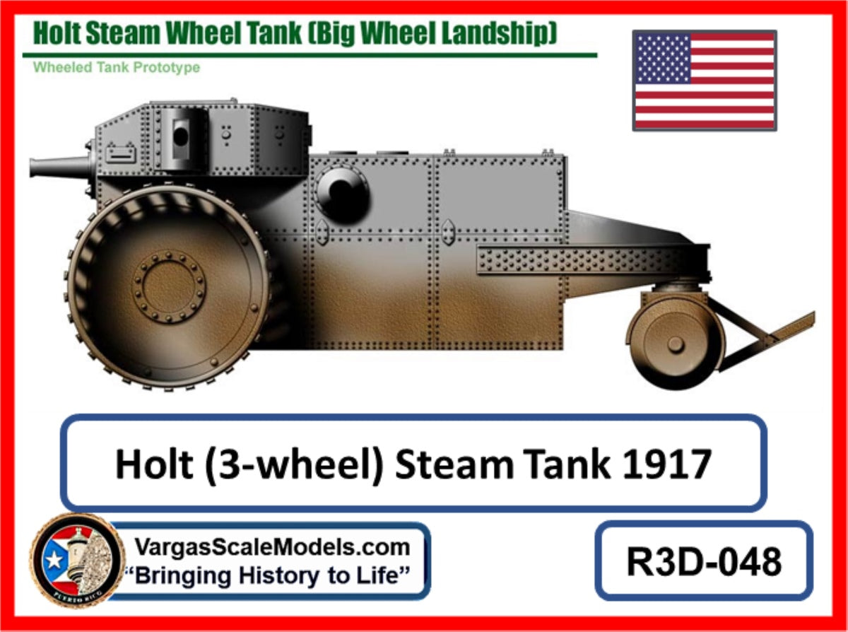 1/35 WW1 Holt 3-wheel Steam Tank – vargas_lg