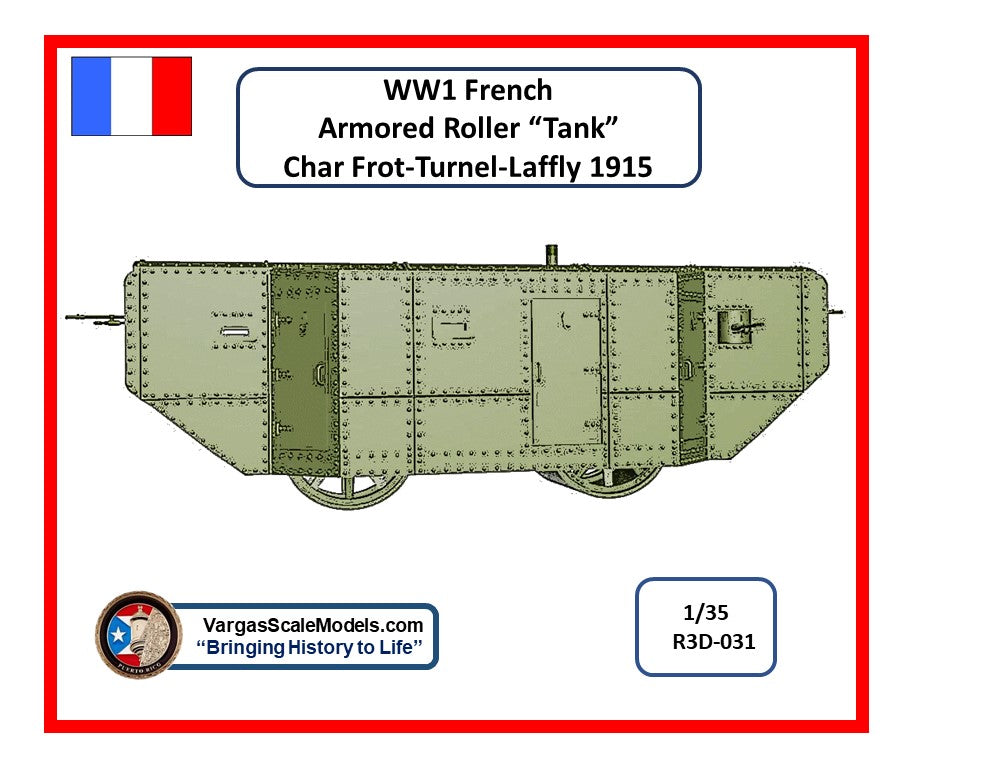 WW1 Frot-Turnel-Laffly French Armored Steam Roller Tank – vargas_lg